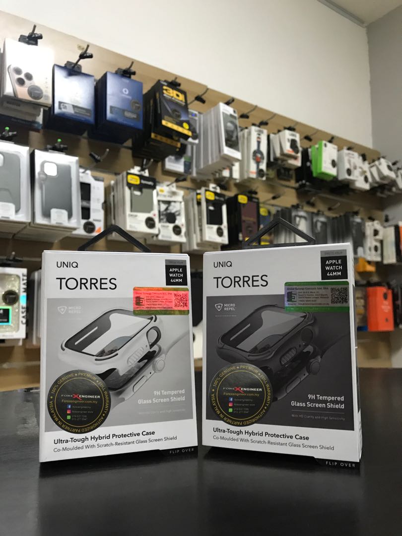 UNIQ TORRES Watch Case with 9H Tempered Glass for Apple Watch Series SE ...