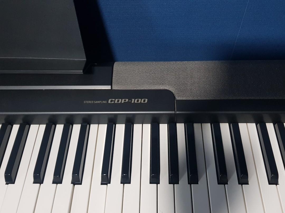 Used Casio CDP-100 keyboard, Hobbies & Toys, Music & Media, Musical ...