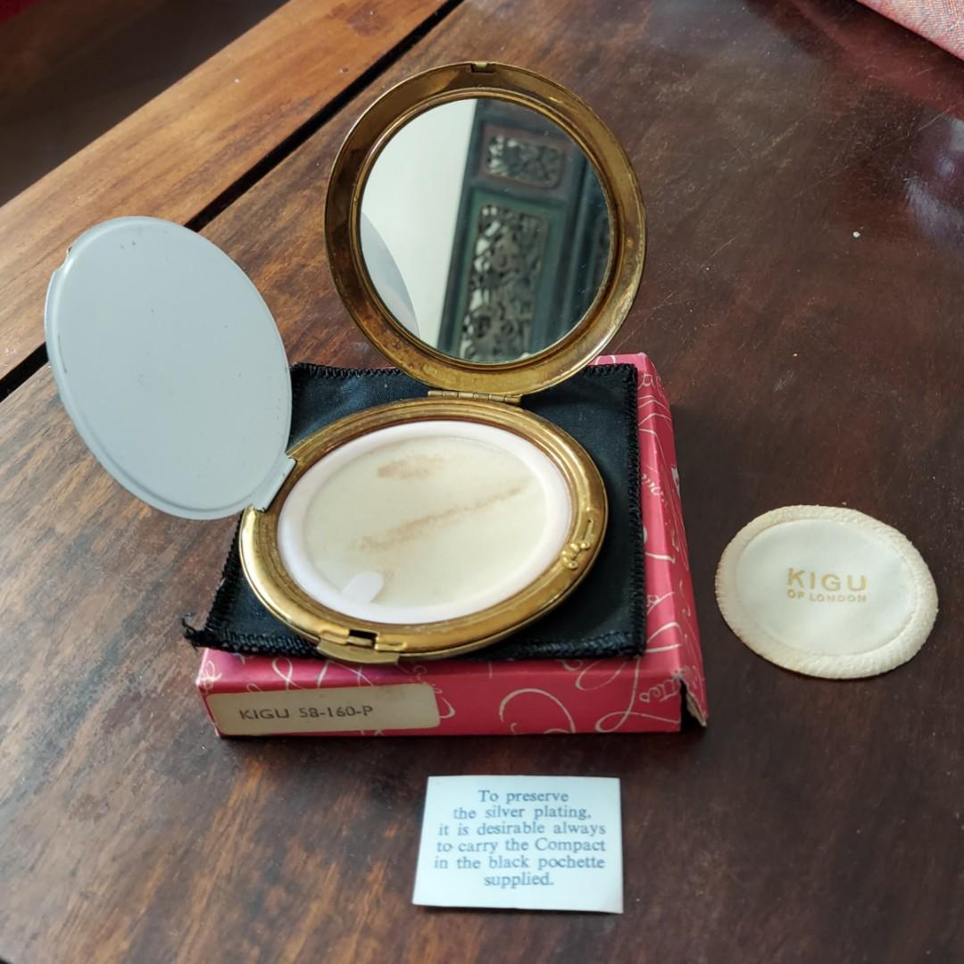 Vintage KIGU powder compacts/mirror cases (1950s), Hobbies & Toys ...