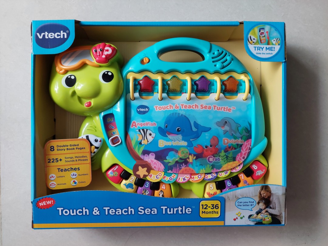 vtech - touch and learn sea turtle, Babies & Kids, Infant Playtime on ...