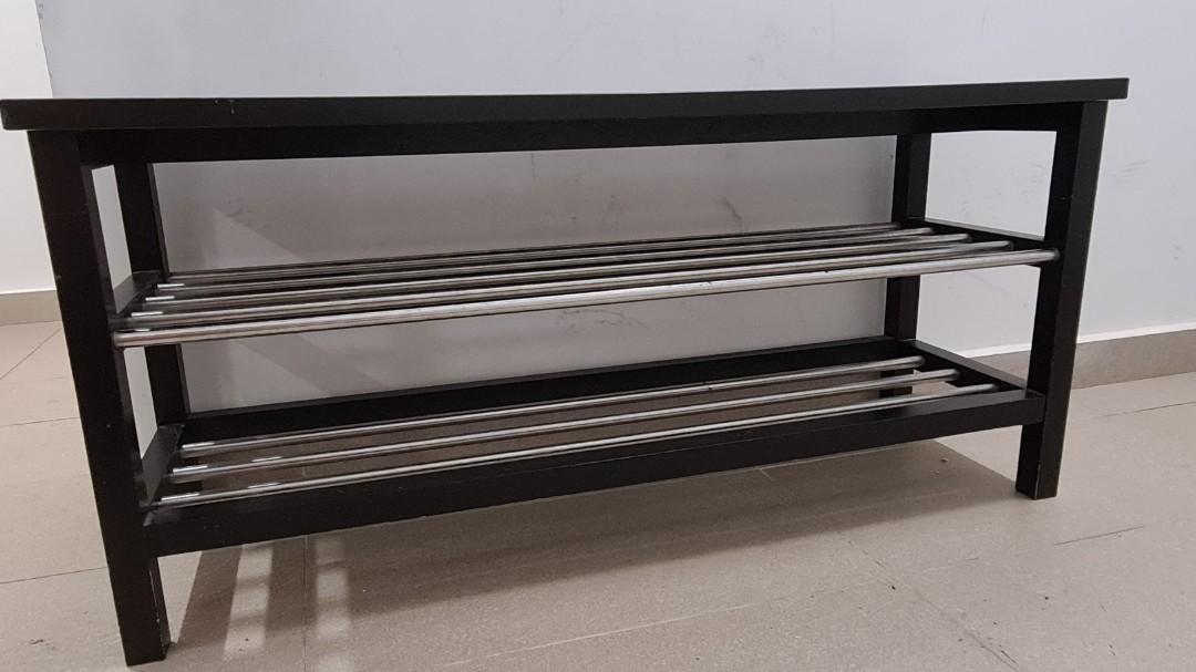 IKEA TJUSIG shoe rack, Furniture & Home Living, Furniture, Shelves ...