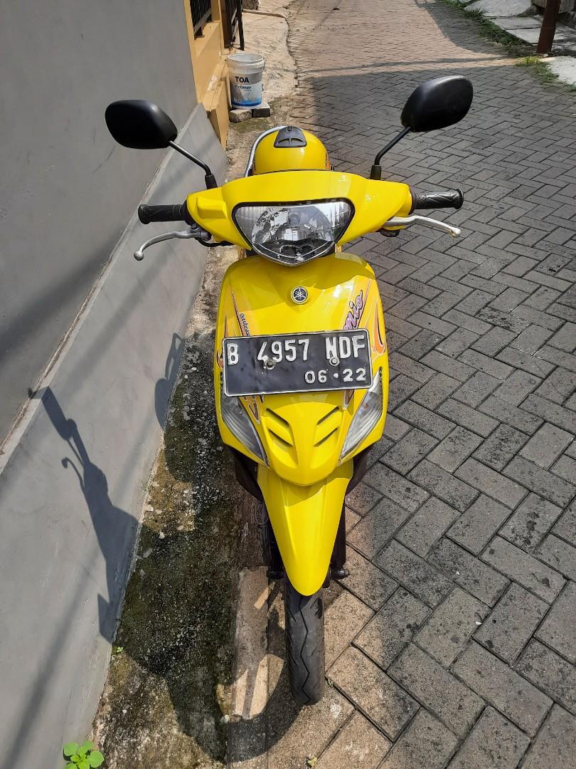 Yamaha mio classing sporty 2004 kuning pajak on, Motor di Carousell