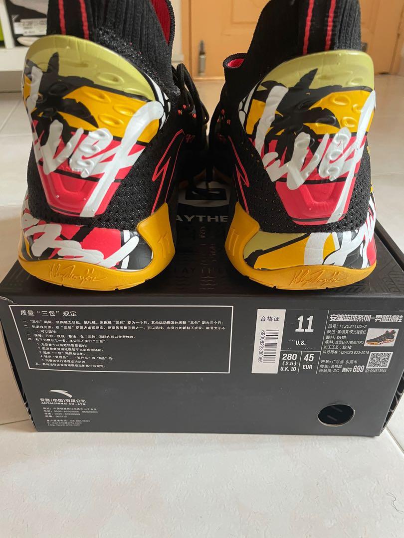 Anta Klay Thompson KT 5 Low, Men's Fashion, Footwear, Sneakers on Carousell