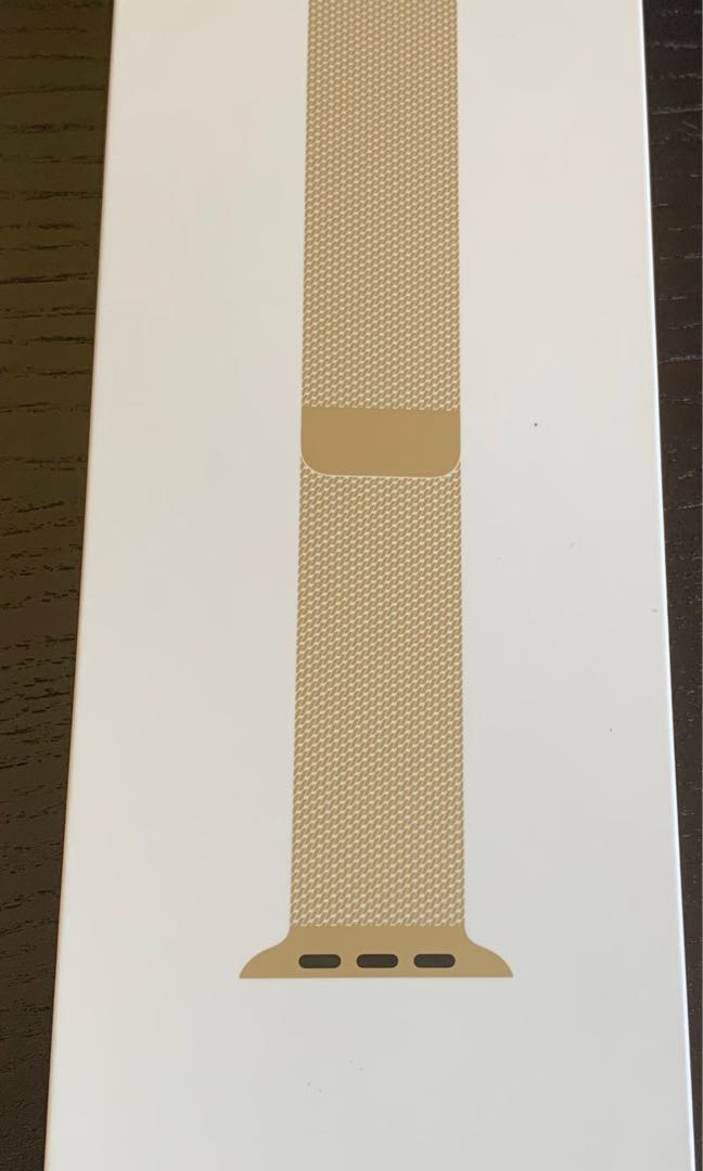 Apple Watch gold Milanese loop, Mobile Phones & Gadgets, Wearables ...