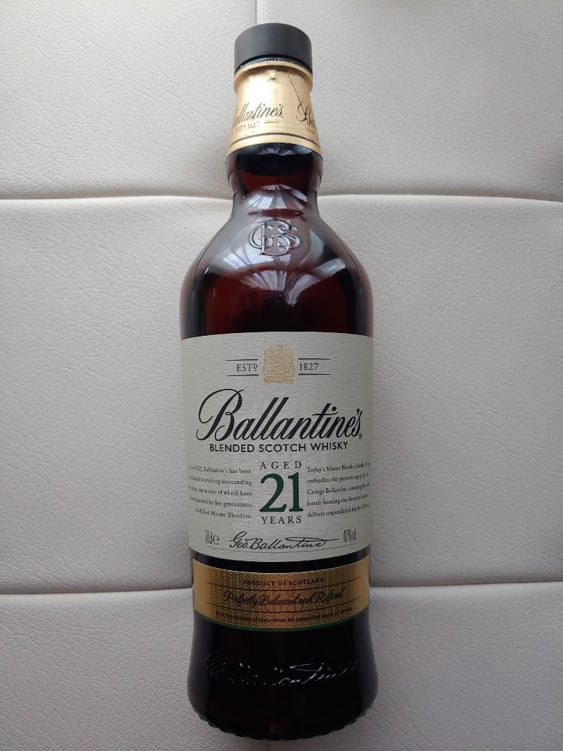Ballantine's Aged 21 Years, Food & Drinks, Alcoholic Beverages on Carousell
