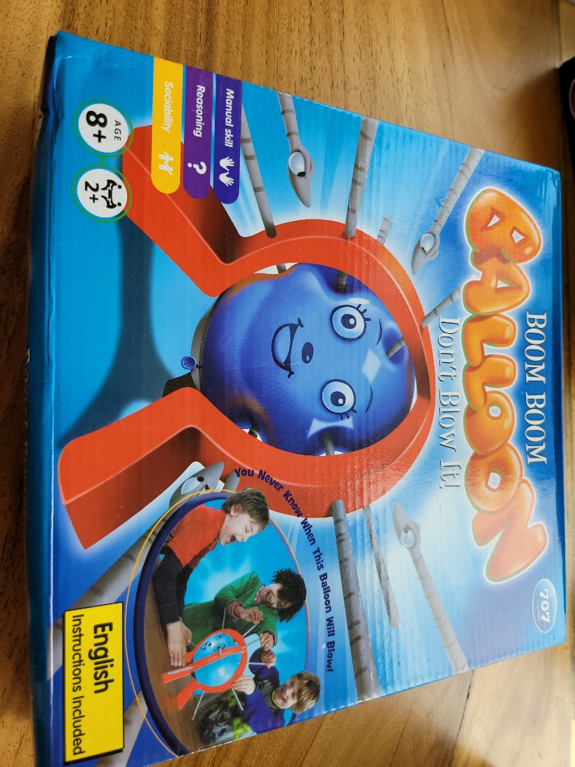 Boom boom balloon party game, Hobbies & Toys, Toys & Games on Carousell
