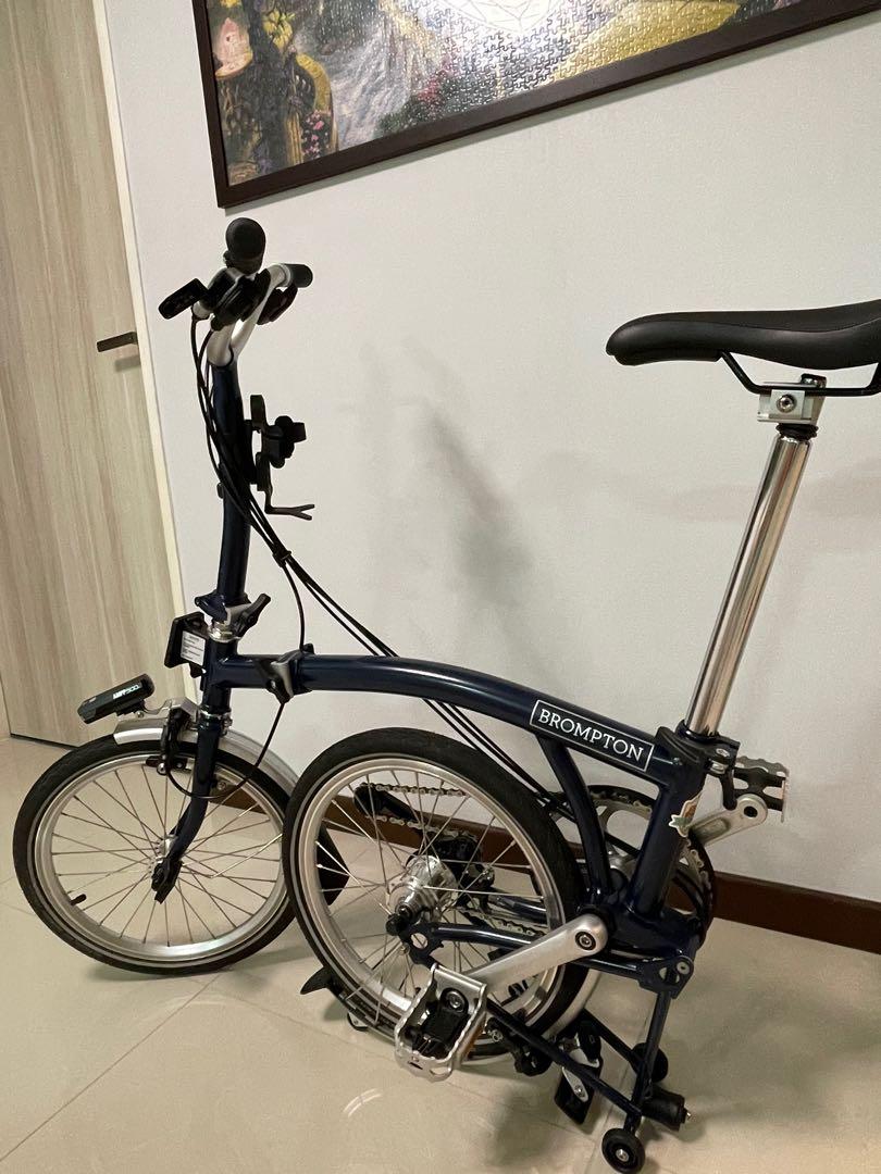 Brompton M6L Tempest Blue, Sports Equipment, Bicycles & Parts, Bicycles ...