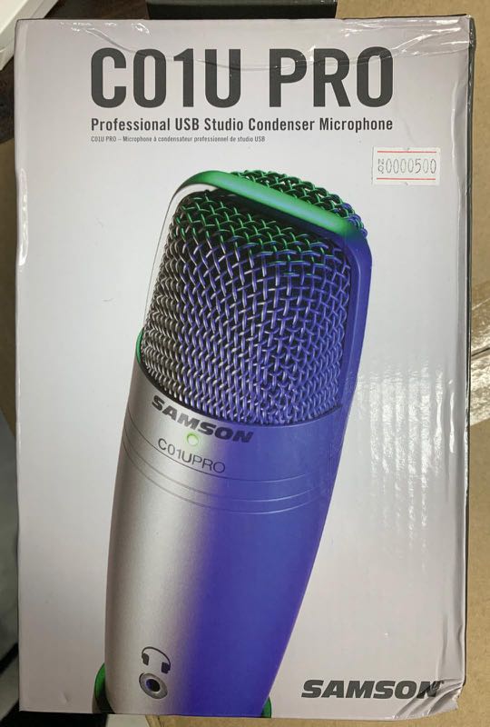 C01U PRO Professional USB Studio Condenser Microphone, 興趣及遊戲, 音樂、樂器 ...