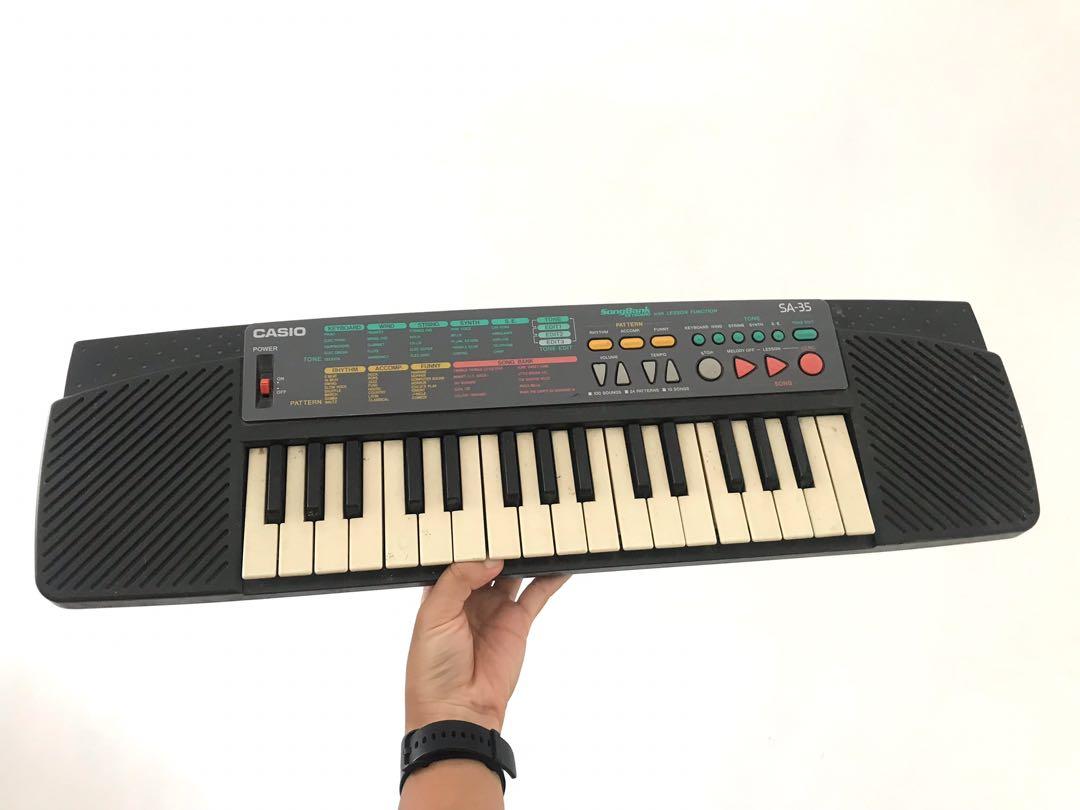 Casio SA-35 Keyboard, Hobbies & Toys, Music & Media, Musical ...