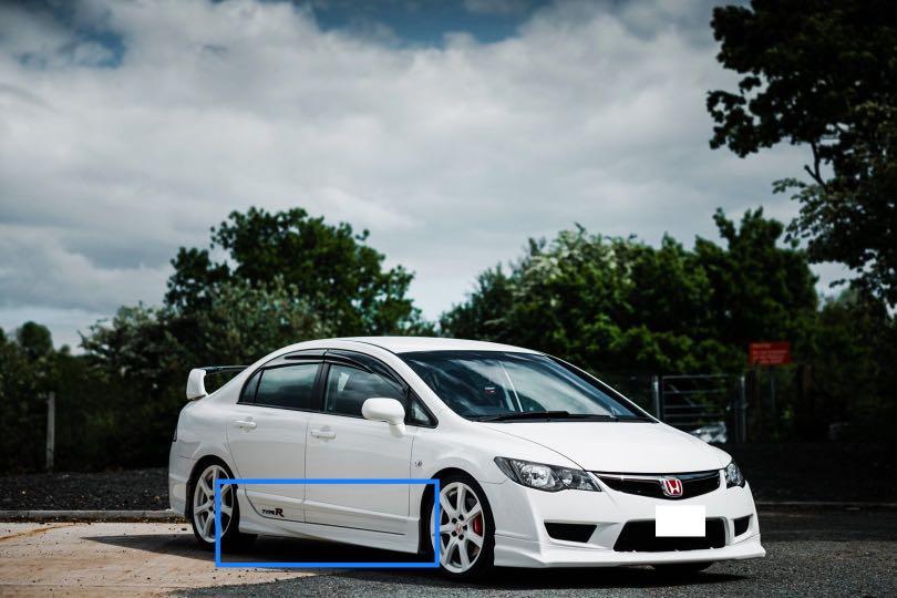 Civic Type R side skirt (FD2R), Car Accessories, Accessories on Carousell