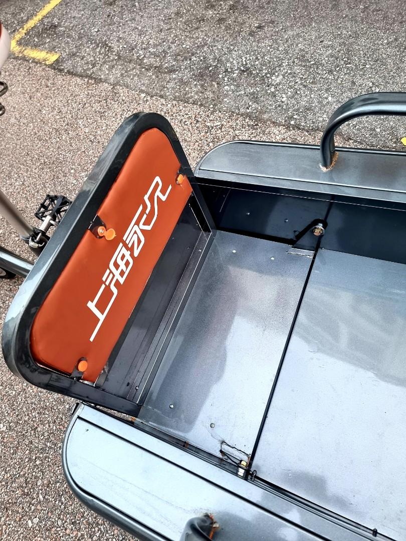 Custom two seater convertible rickshaw cargo bike adult tricycle ...