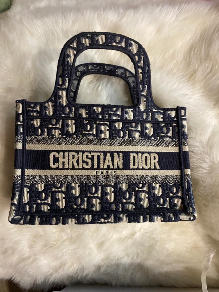 Dior mini tote bag, Women's Fashion, Bags & Wallets, Tote Bags on Carousell