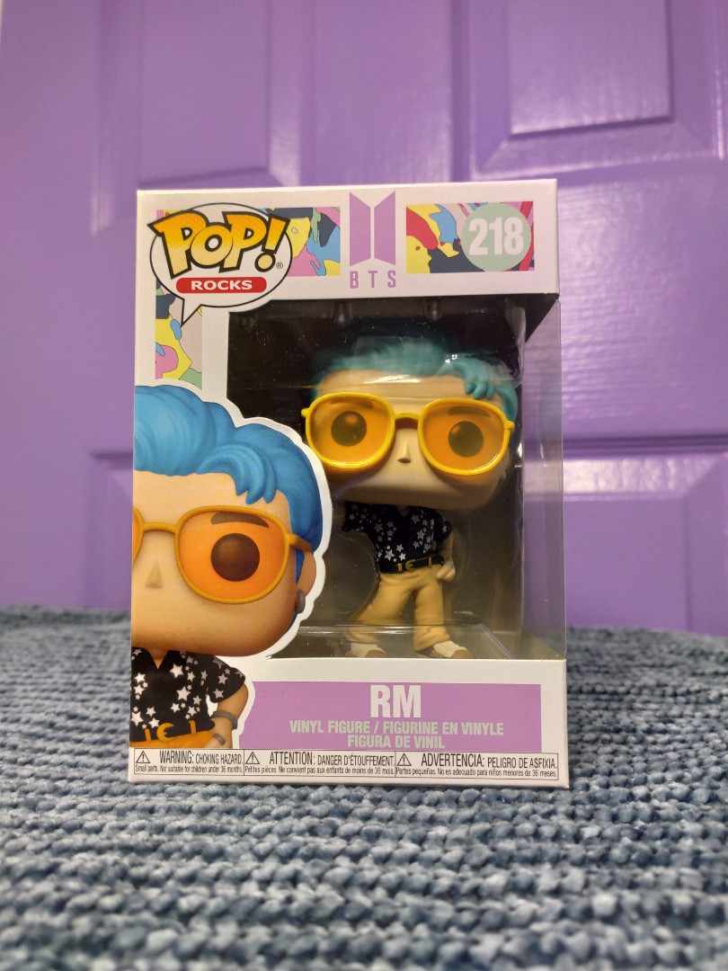 DYNAMITE BTS Funko Pop - "RM" (comes with protector), Hobbies & Toys ...