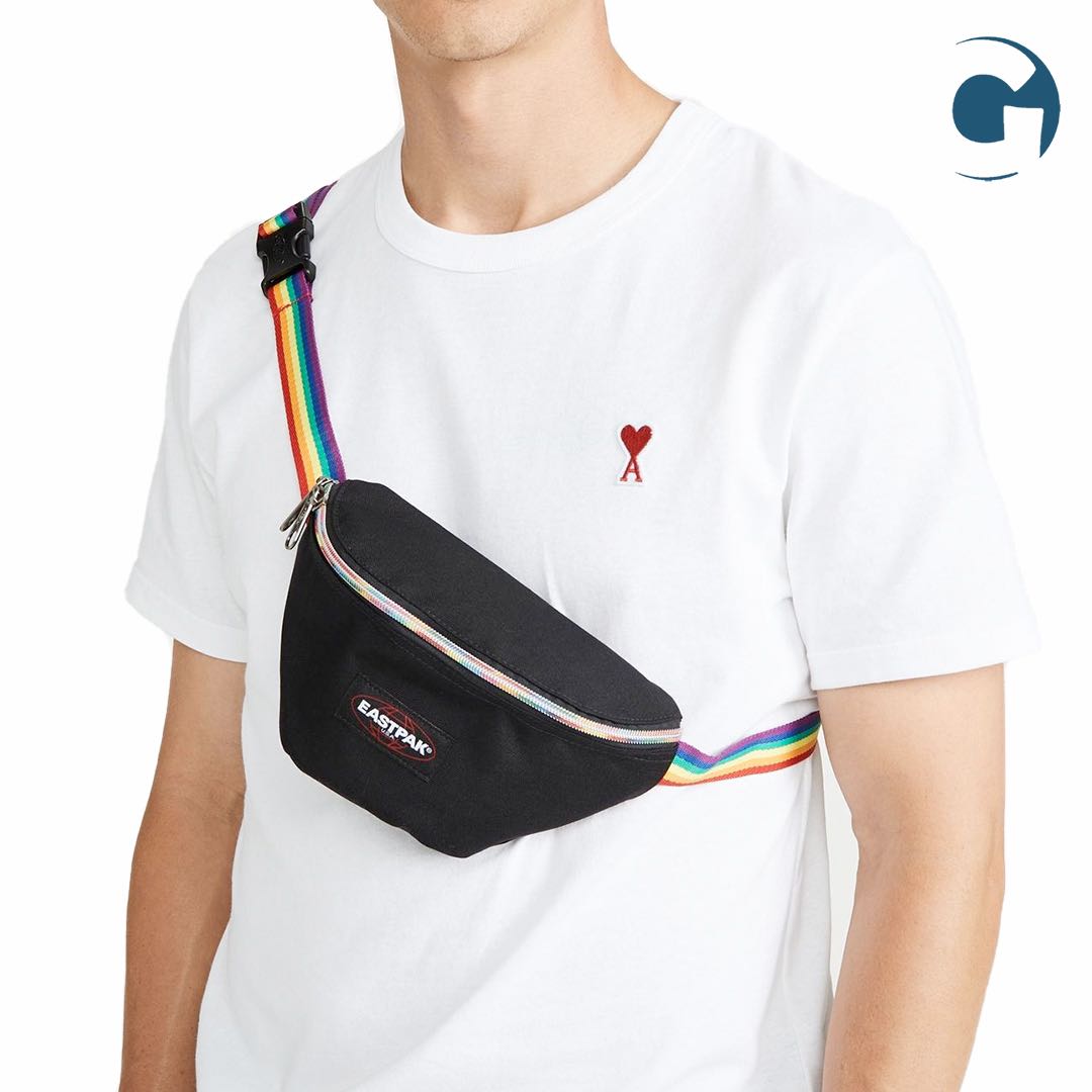Eastpak, Limited Edition Rainbow Springer Bum Bag x Ilga, Fesyen Pria ...