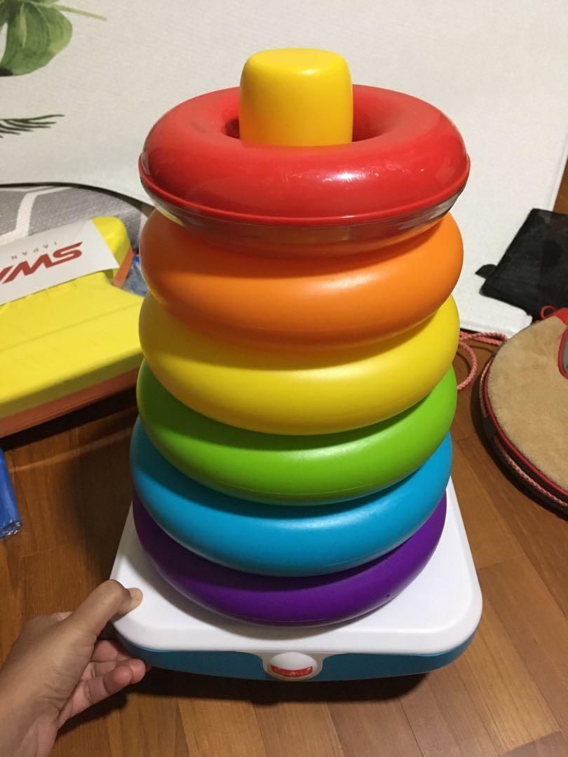 Fisher Price Giant Stacking Rings, Babies & Kids, Infant Playtime on ...