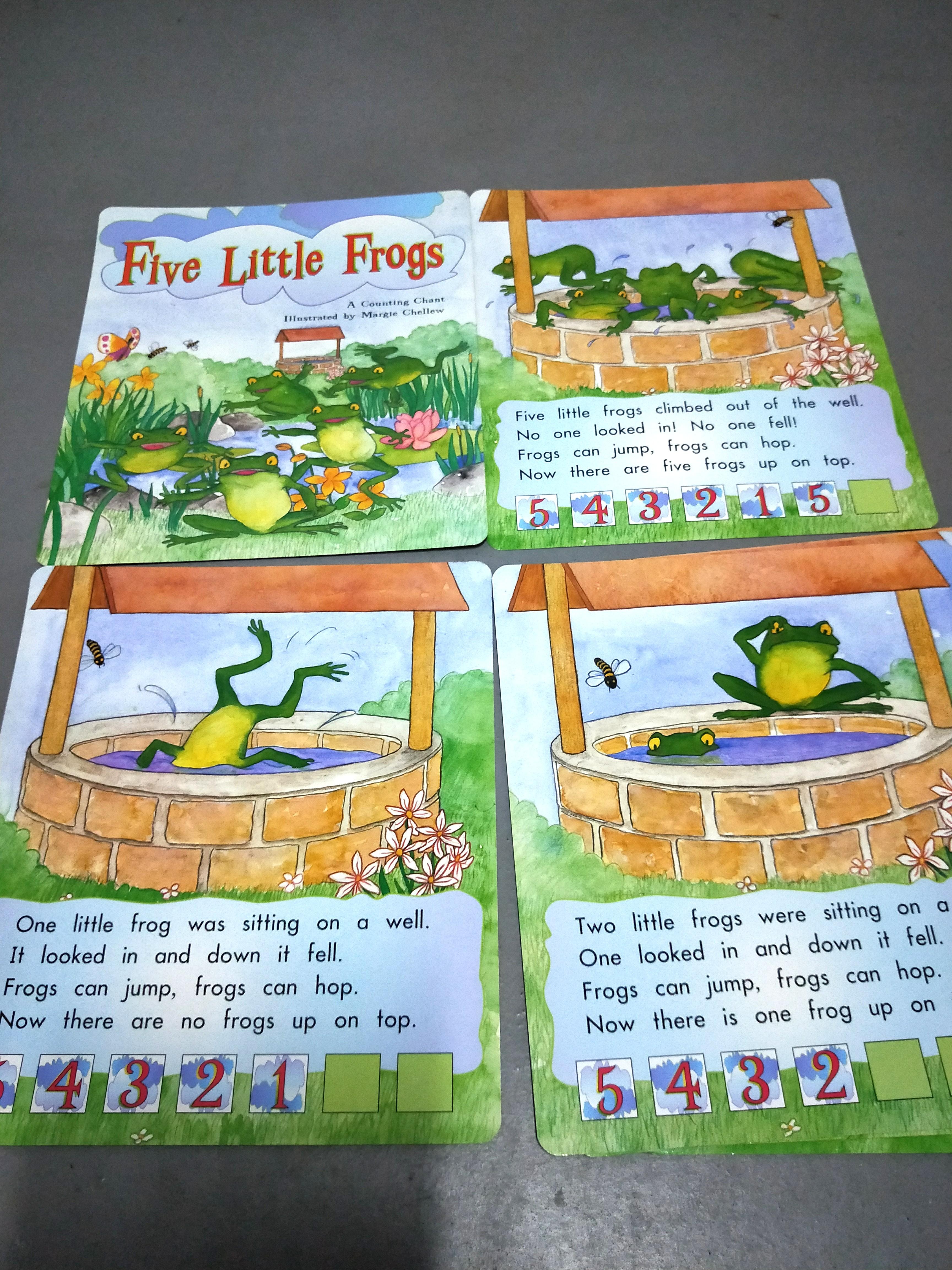 Five Little Frogs: A Counting Classic, Hobbies & Toys, Books ...