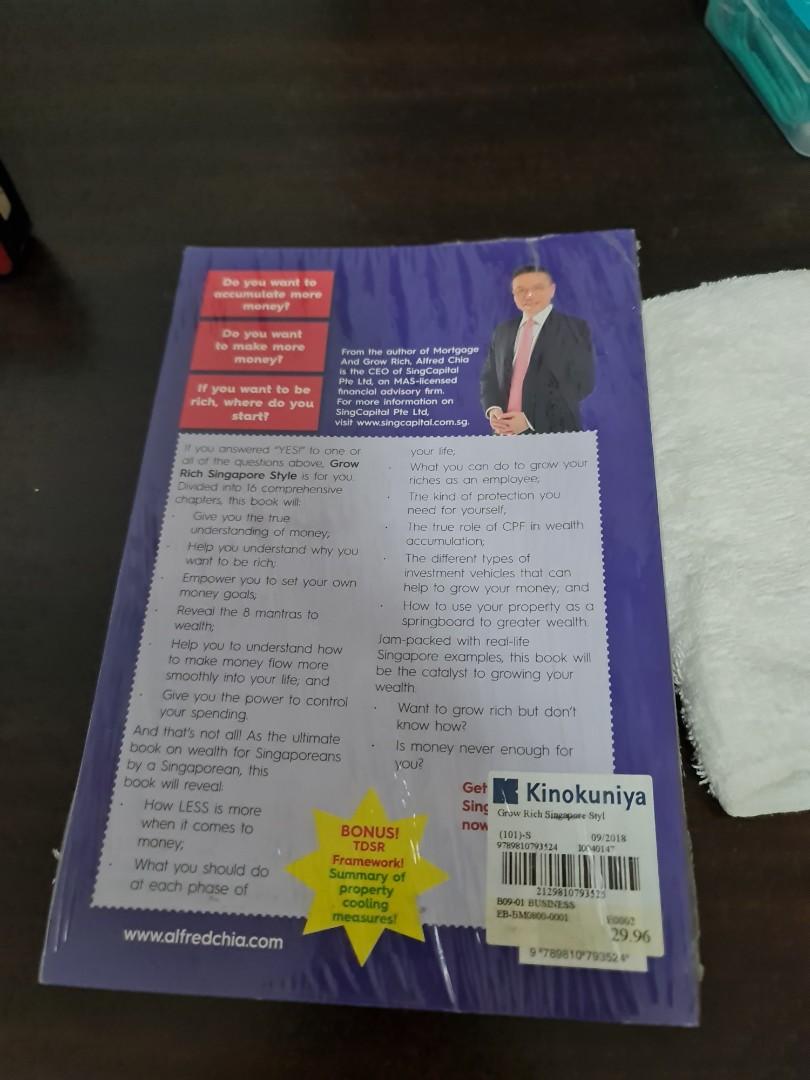 Grow rich singapore style by Alfred Chia, Hobbies & Toys, Books ...