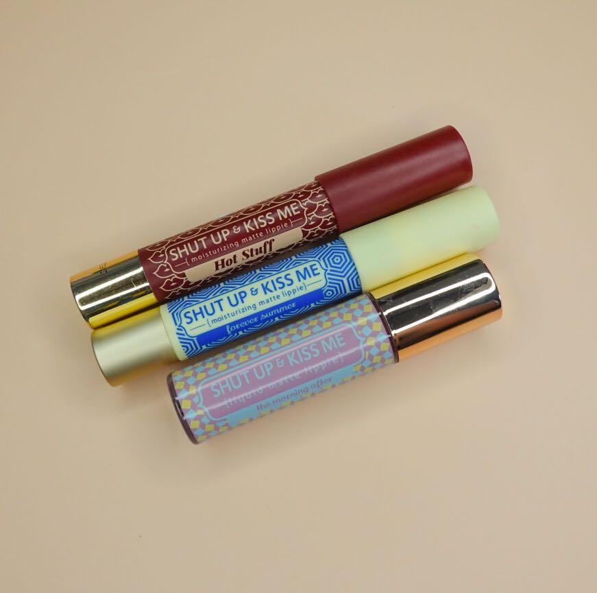 Happy Skin Moisturizing Matte Lippie and a Liquid Matte Lippie, Beauty ...