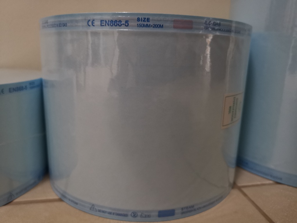 Heat Sterilization Roll Dental Medical 150mm*200m, Health & Nutrition ...