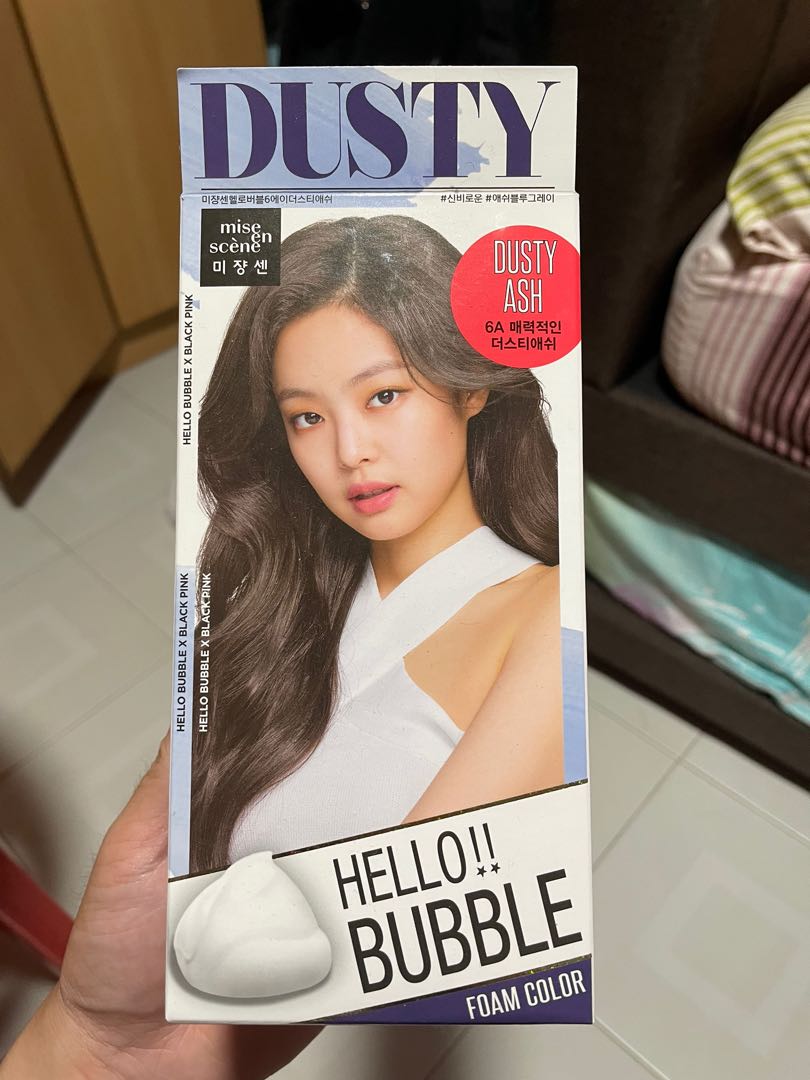 Hello bubble x Blackpink (Dusty Ash), Beauty & Personal Care, Hair on ...