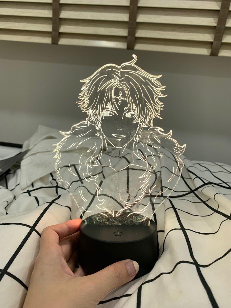 Hunter x Hunter Chrollo LED light, Furniture & Home Living, Lighting ...