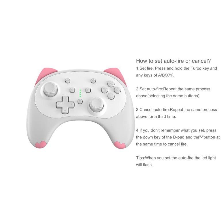 IINE Kitten Wireless Controller Small Size Controller for Nintendo ...