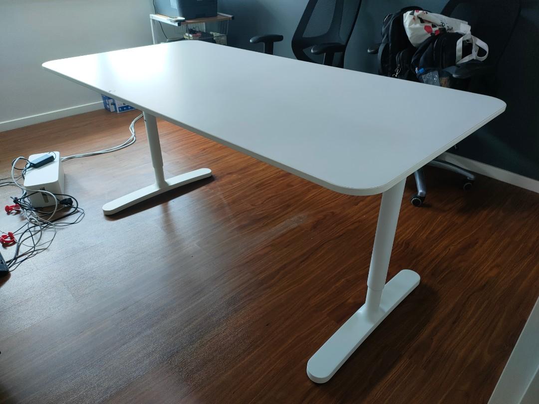 Ikea Bekant Study Table, Furniture & Home Living, Furniture, Tables ...