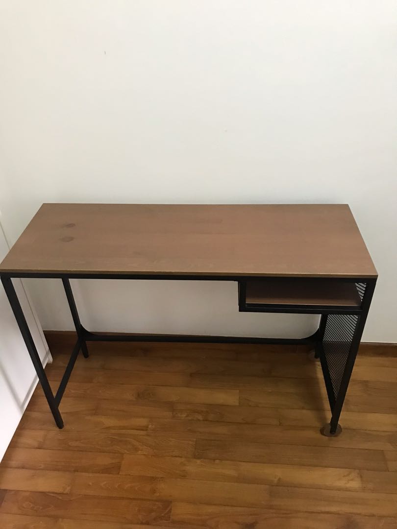 IKEA desk with wheels, Furniture & Home Living, Furniture, Tables ...