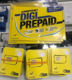 Reload Pin Top up Digi Hotlink Malaysia Sim card, Mobile Phones ...