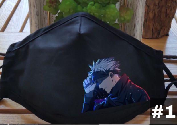 Jujutsu Kaisen Reusable Face Mask(Adjustable) Gojo Satoru, Health ...