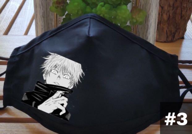 Jujutsu Kaisen Reusable Face Mask(Adjustable) Gojo Satoru, Health ...