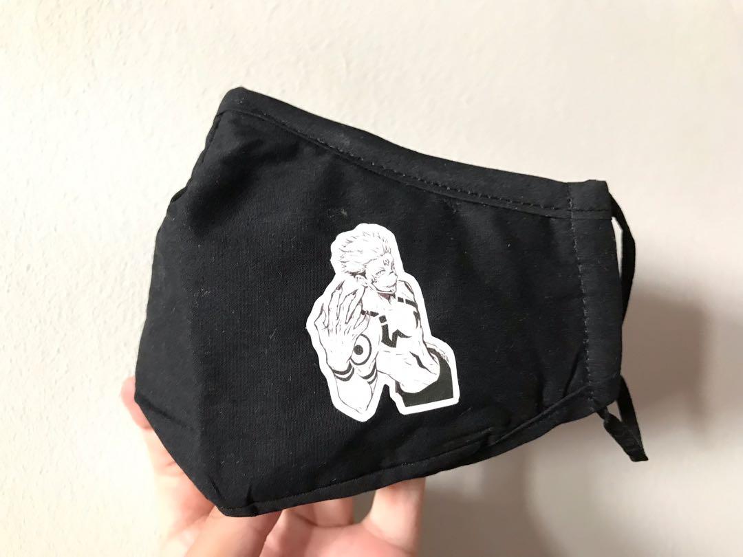 Jujutsu Kaisen Reusable Face Mask(Adjustable) Sukuna, Health ...