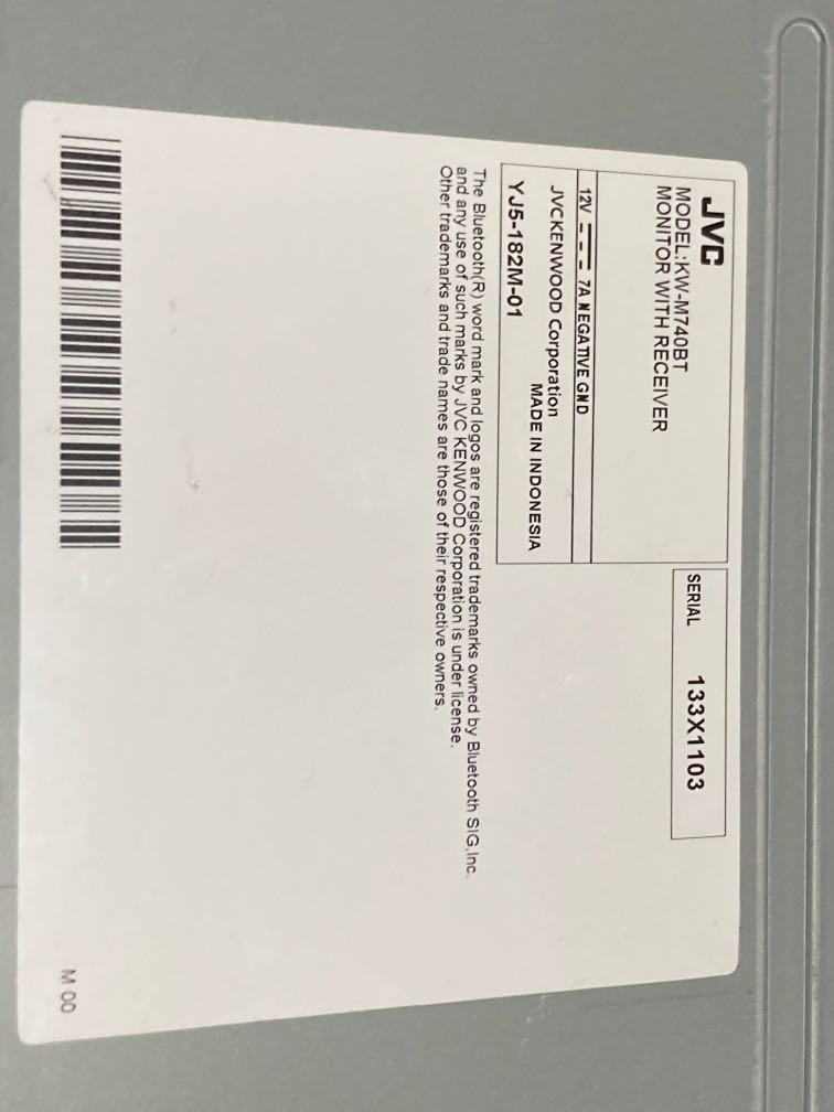 JVC 7 inch Touchscreen Car Radio, Car Accessories, Electronics & Lights ...