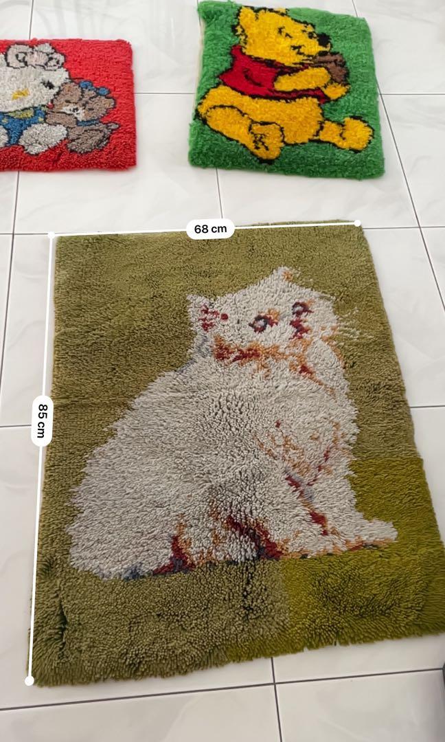 Karpet kucing homemade jarang pakai, Perabotan Rumah di Carousell