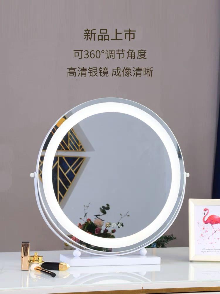 LED table mirror, Furniture & Home Living, Home Decor, Mirrors on Carousell