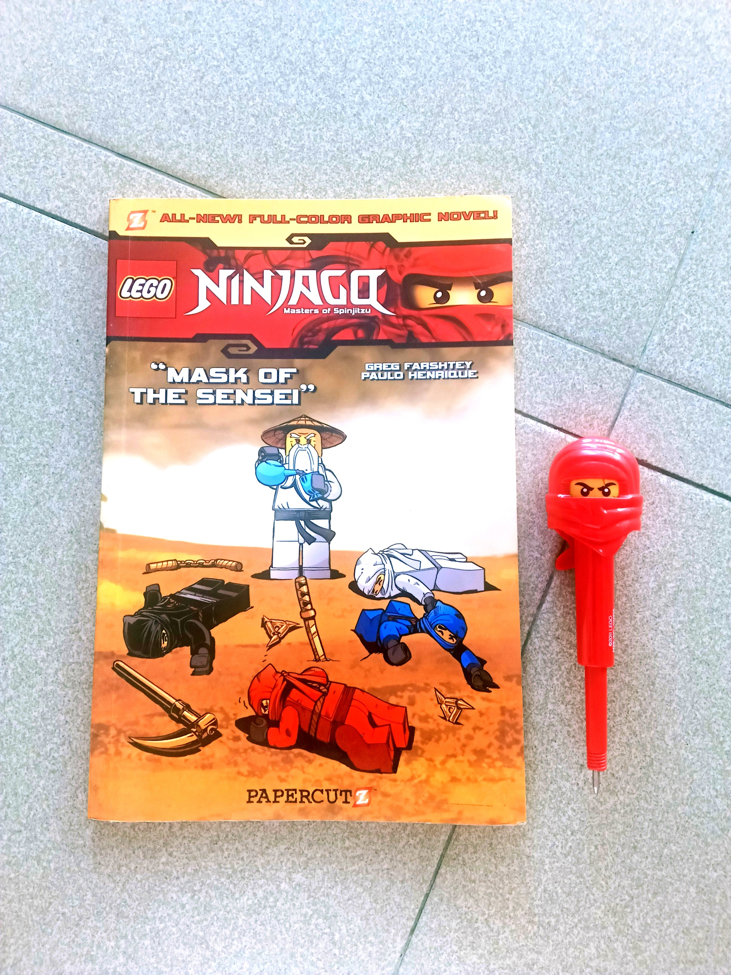 Lego Ninjago - Mask of The Sensei Full Colour Graphic Novel with Pen ...