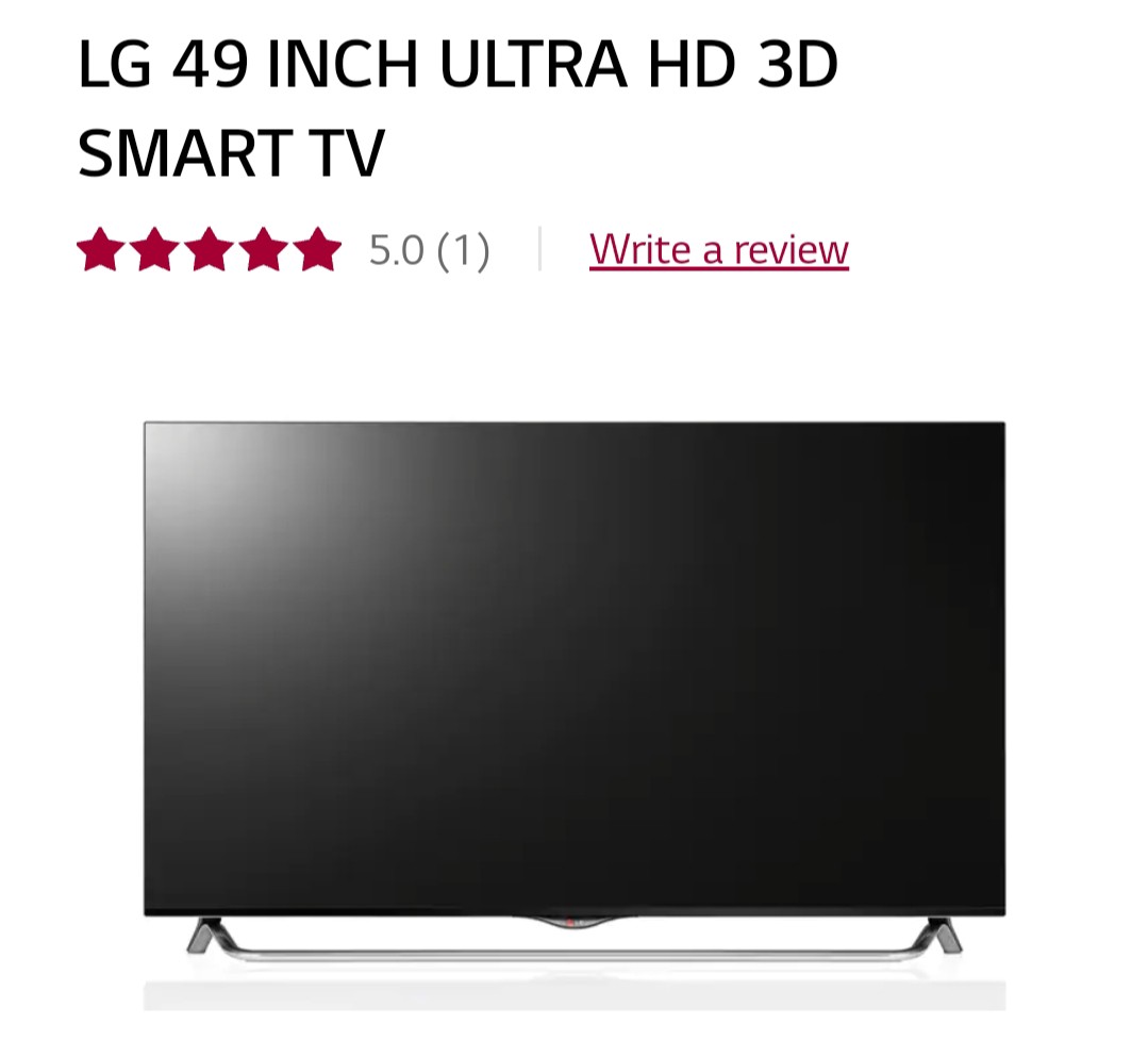 LG 49 INCH ULTRA HD SMART TV, TV & Home Appliances, TV & Entertainment ...