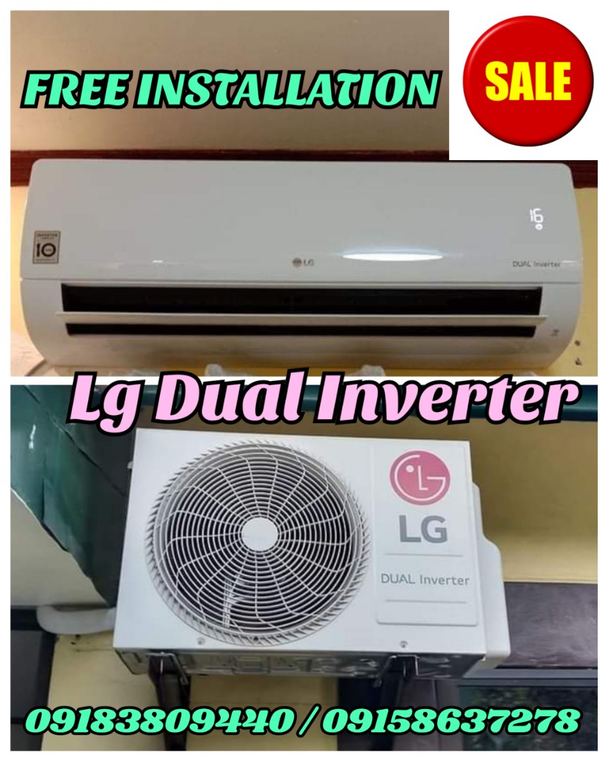 LG Dual Inverter (Split Type Aircon), TV & Home Appliances, Air ...