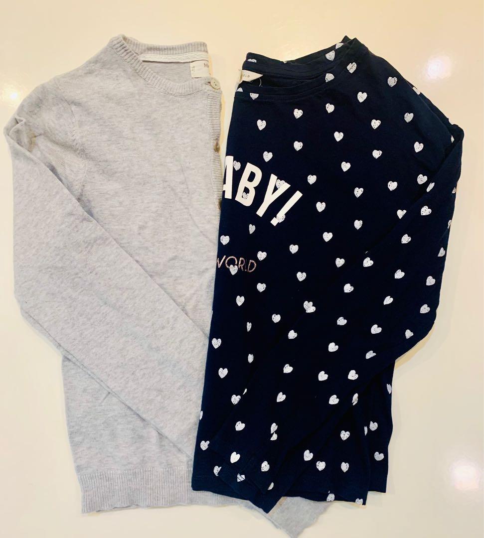 Mango and Springfield Longsleeves for tweens, Babies & Kids, Babies ...