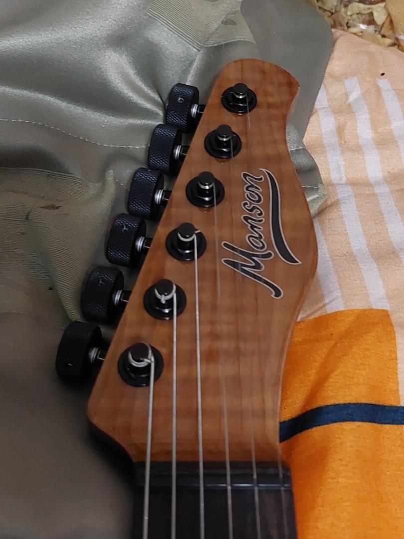 Manson MA Evo Custom Red Santa finish, Hobbies & Toys, Music & Media ...