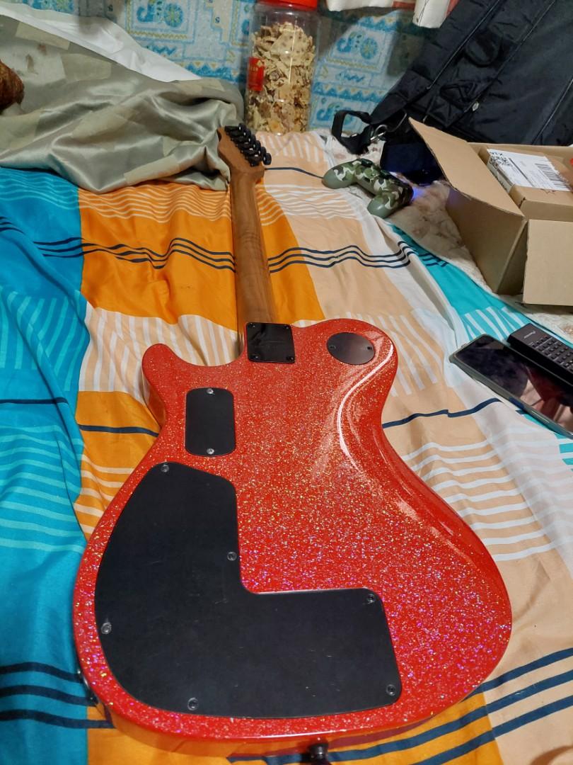 Manson MA Evo Custom Red Santa finish, Hobbies & Toys, Music & Media ...