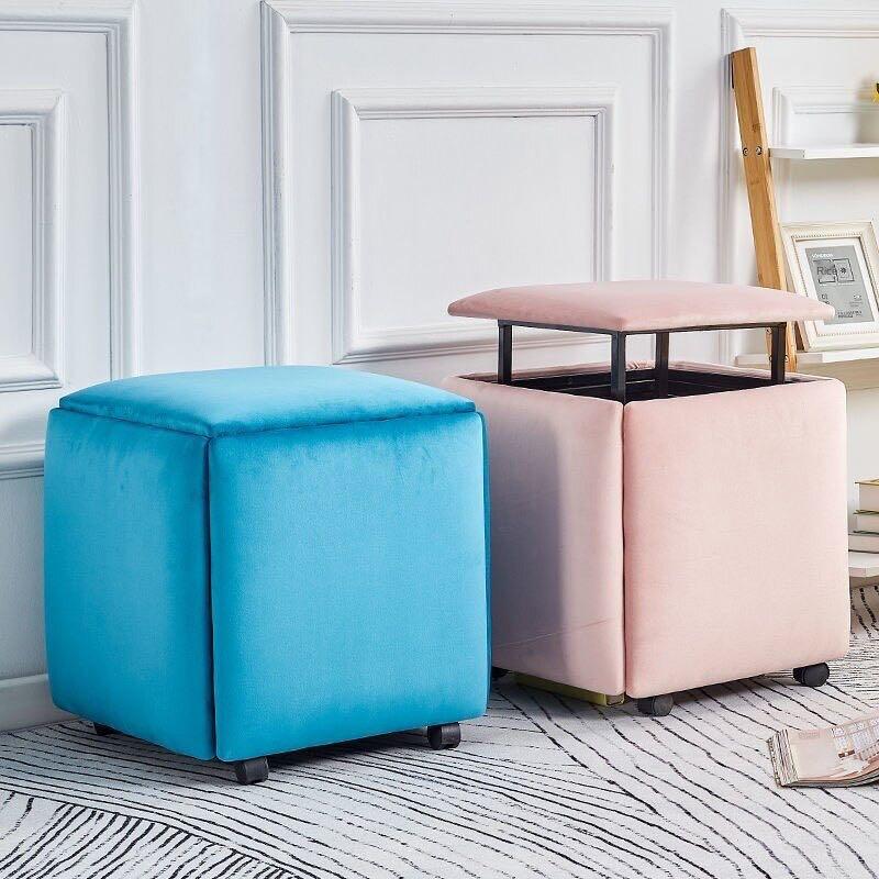 Nordic style multifunction Rubik cube chair, Furniture & Home Living ...
