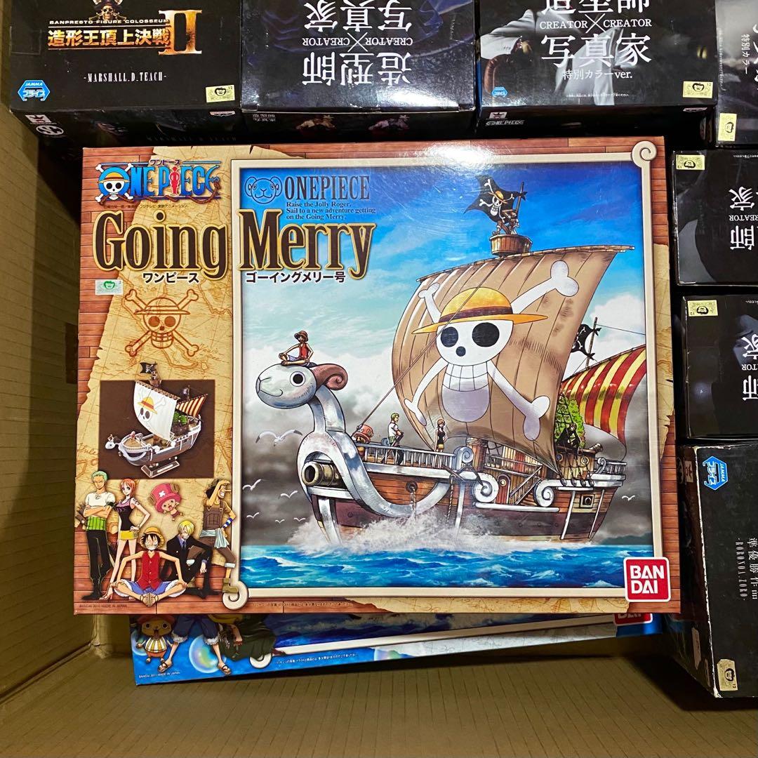 One Piece Going Merry luffy roronoa zoro Strawhat Pirates ship Bandai ...