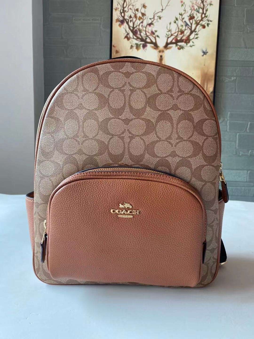 Original Coach bag Ole mid-size ladies PVC with leather back, Women's ...