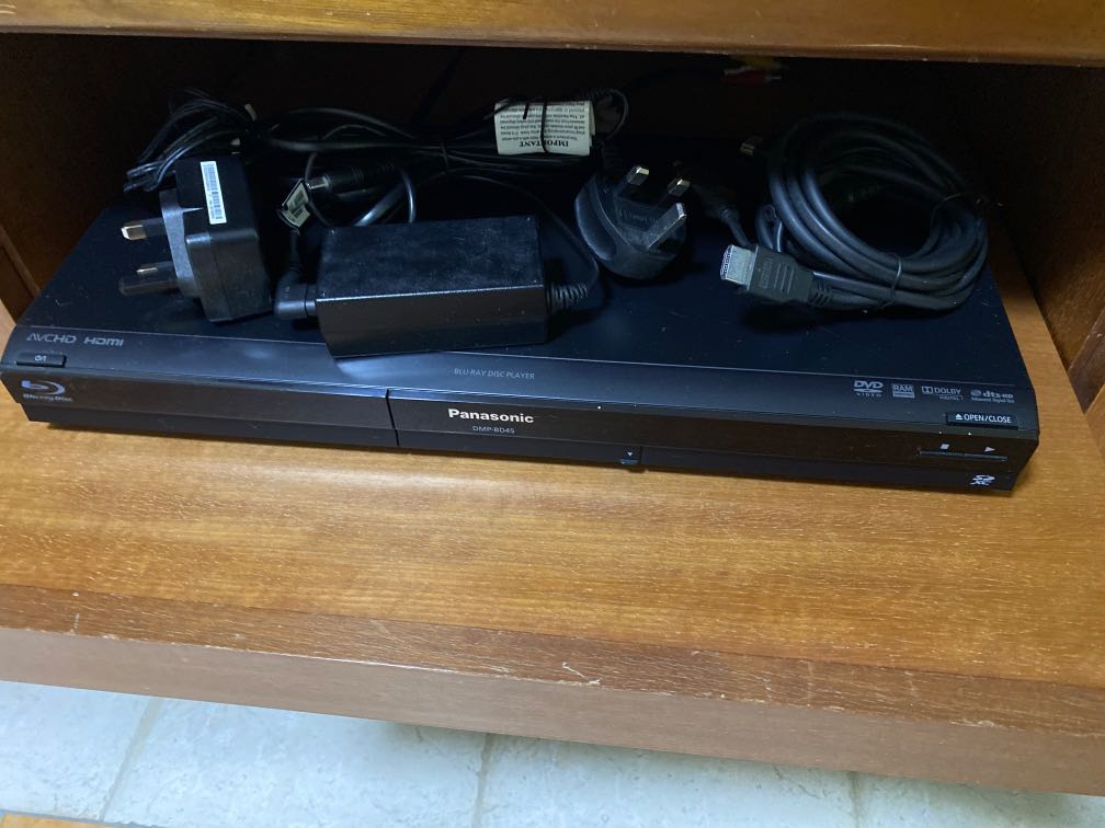 Panasonic Blu-Ray DVD Player, TV & Home Appliances, TV & Entertainment ...