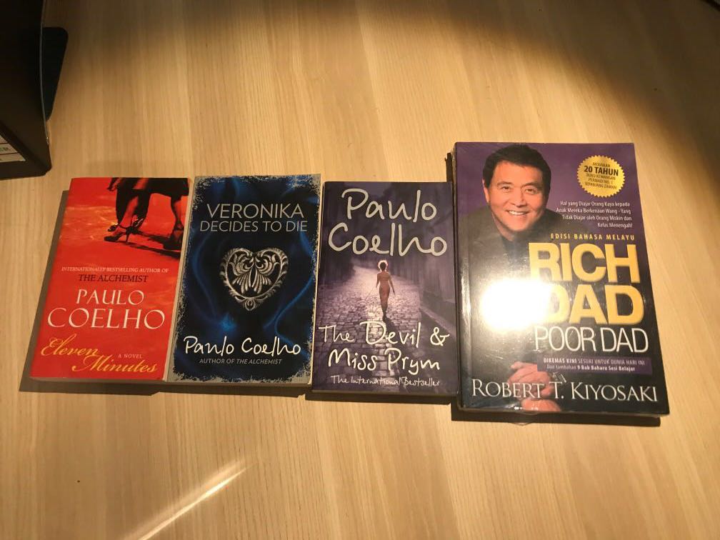 Paulo Coelho Rich Dad Poor Dad Books And Stationery Books On Carousell