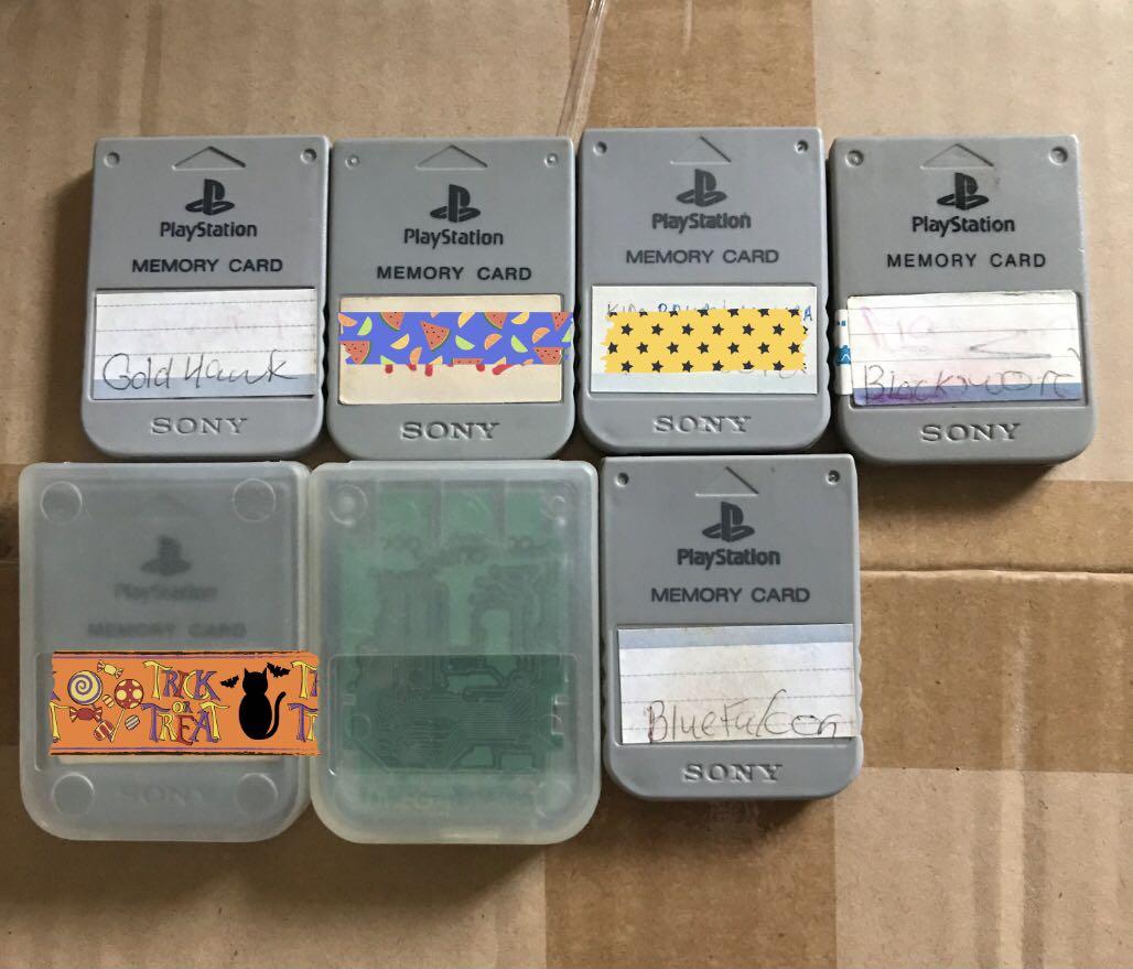 Playstation 1 Memory Card Original, Hobbies & Toys, Toys & Games on ...