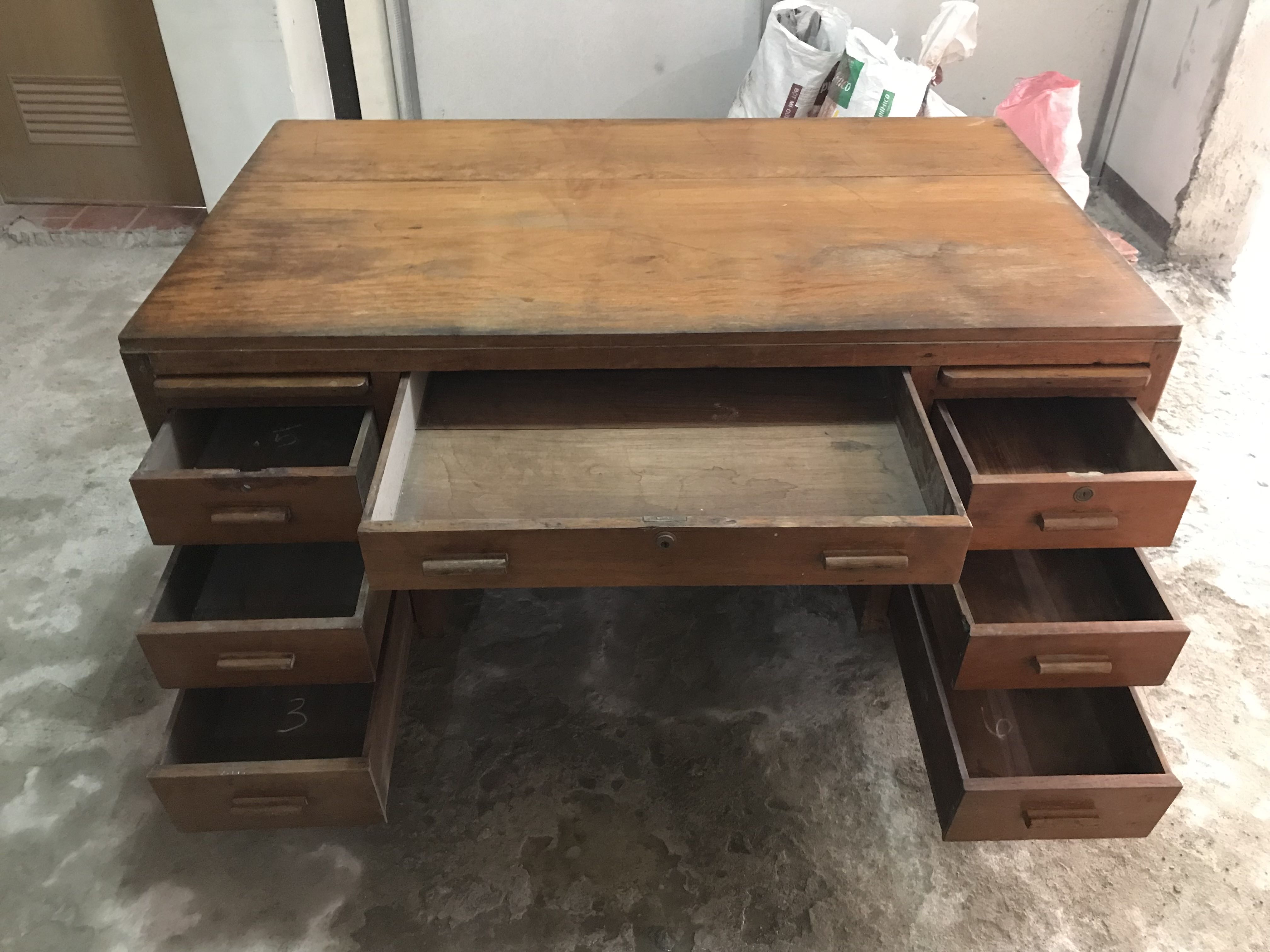 Pure Narra Office Table, Furniture & Home Living, Furniture, Tables ...