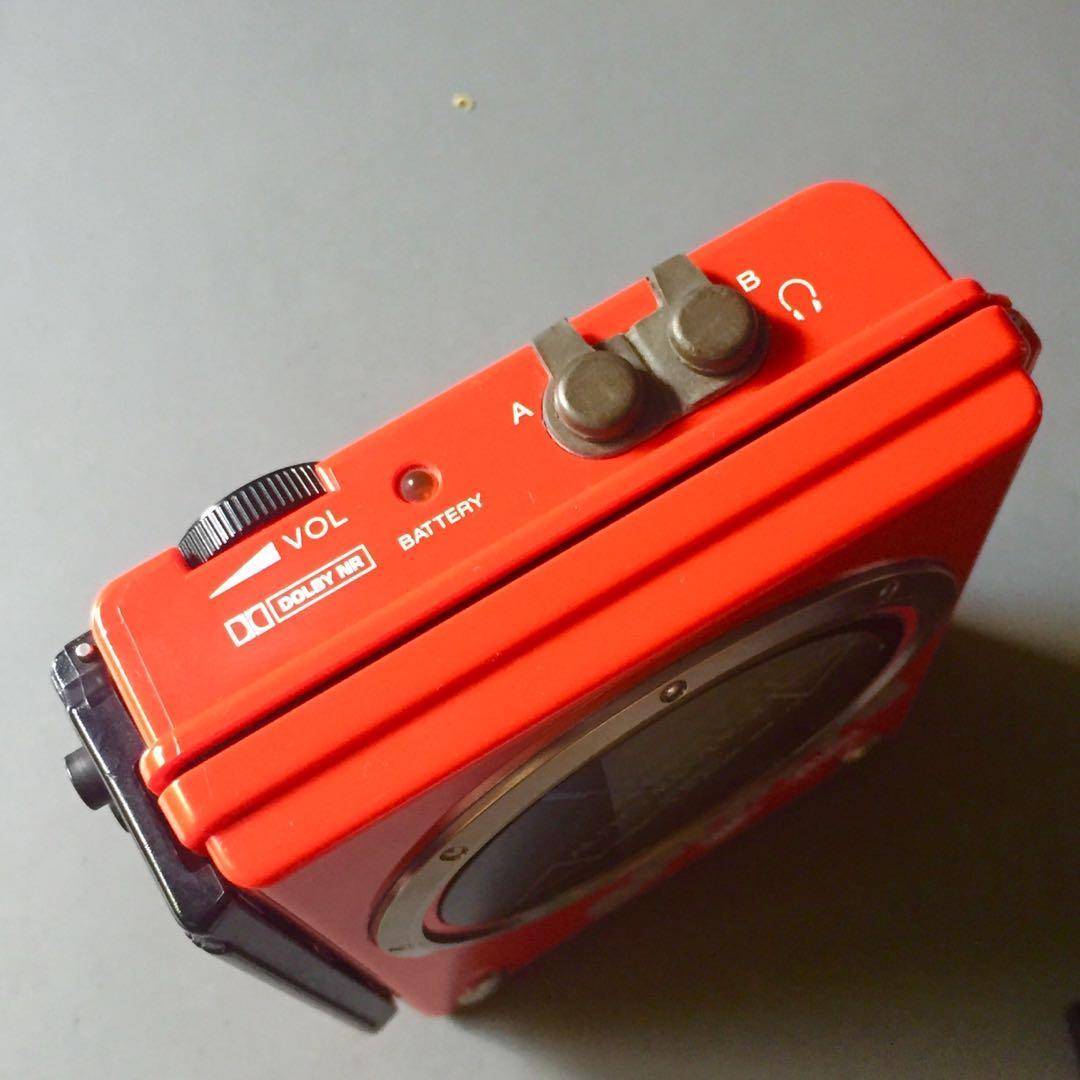 Rare Red Sony Sport Walkman WM-75, Audio, Other Audio Equipment on ...