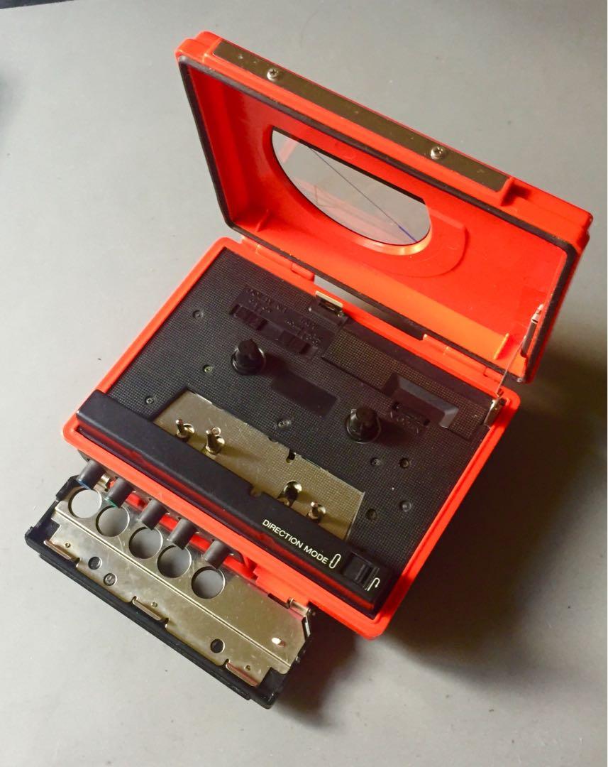 Rare Red Sony Sport Walkman WM-75, Audio, Other Audio Equipment on ...